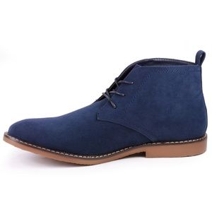 Metrocharm | Shoes | Metrocharm Mens Blue Lace Up Ankle Fashion Boot ...